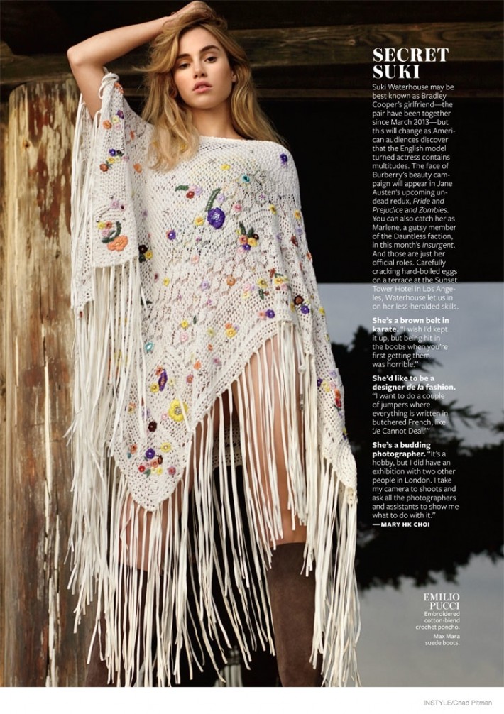 Suki Waterhouse Wears Bohemian Looks For Instyle Editorial Fashion Gone Rogue