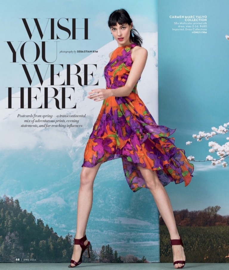 World Traveler Neiman Marcus Features Springs Most Colorful Dresses