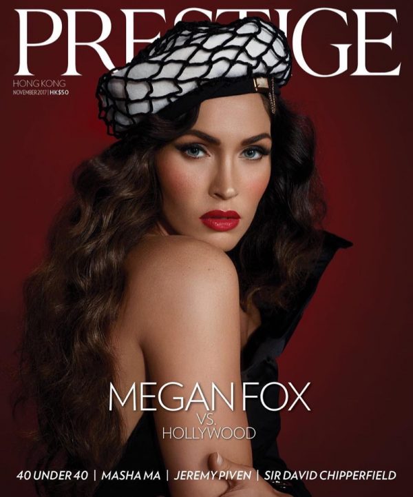 Megan Fox Turns Up The Glam Factor For Prestige Hong Kong Fashion