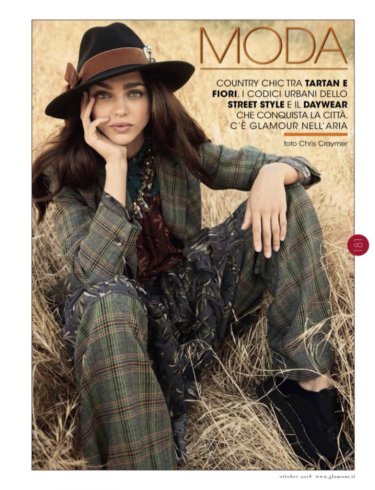 Zhenya Katava Glamour Italy Fall Boho Fashion Editorial