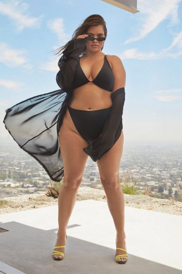Tara Lynn Nasty Gal Curve Swim Campaign